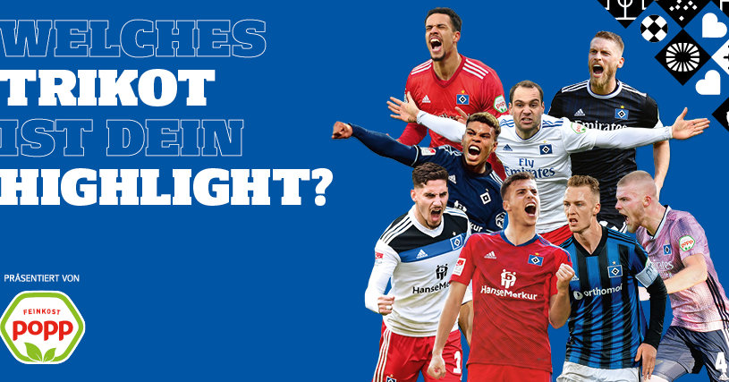 Gewinnspiel: Wahl des schönsten Trikots der letzten Jahre | HSV.de