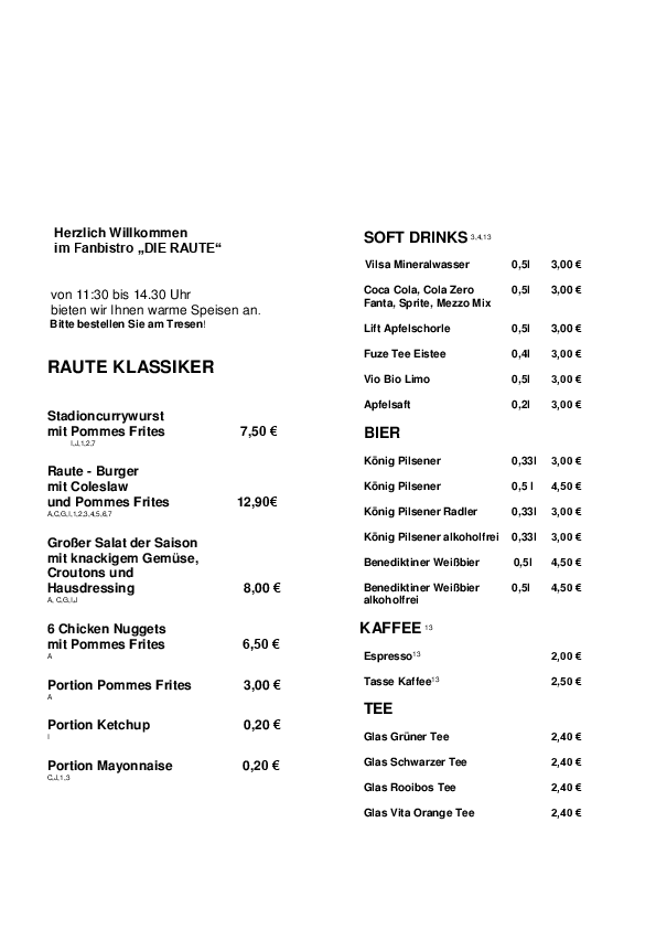 Fanrestaurant "Die Raute" | HSV.de