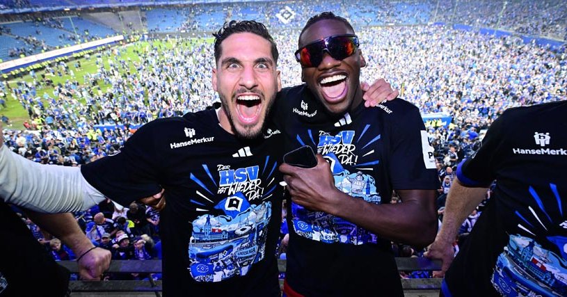 Aufstiegsshirt, Schal und Co Die Fanartikel zum Aufstieg | HSV.de