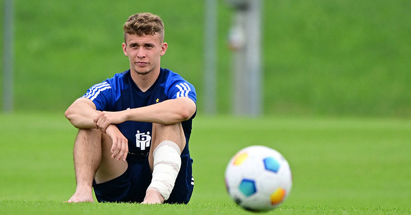 Anssi Suhonen fractures left fibula | HSV.de