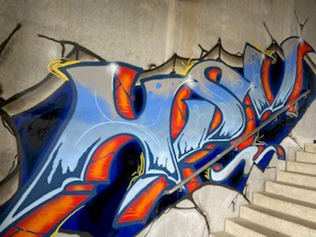 Wandgraffitis auf der Nordtribüne | HSV.de