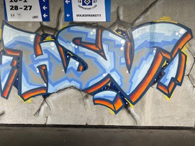 Wandgraffitis auf der Nordtribüne | HSV.de