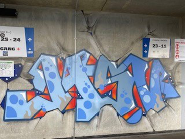 Wandgraffitis auf der Nordtribüne | HSV.de