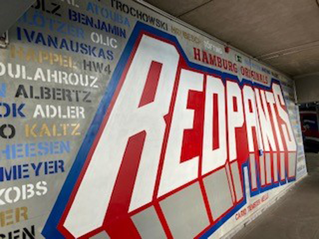 Wandgraffitis auf der Nordtribüne | HSV.de