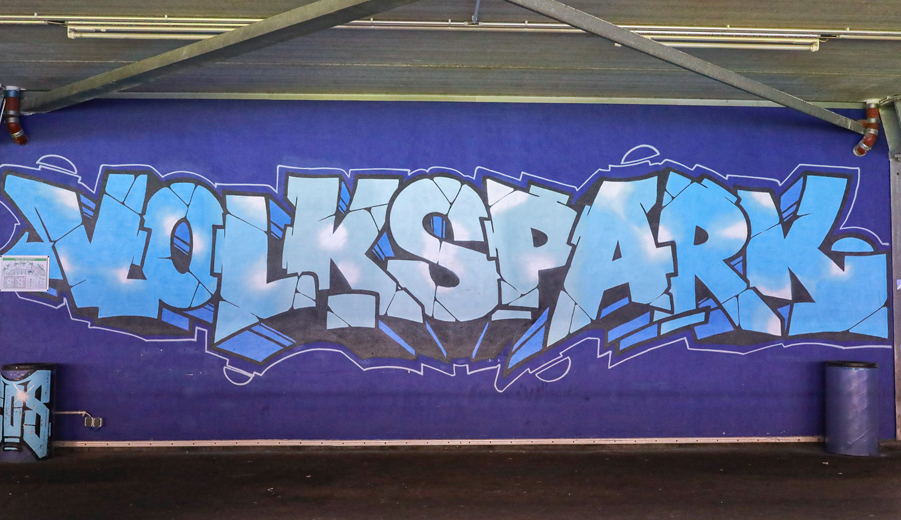 Wandgraffitis auf der Nordtribüne | HSV.de